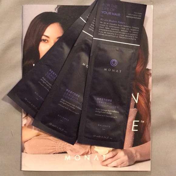 Other | 2 Monat Restore Leavein Conditioner Samples | Poshmark